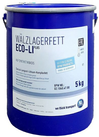 BPW純正 ブルーハブ ベアリンググリス 5kg TR BPW ECO-Li PLUS 823001-0494-1-T 潤滑剤 グリース 青 ...